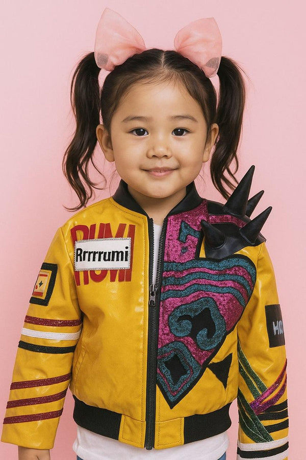 Rumi Inspired Yellow Kpop Demon Hunters Complete Outfit – Aavya India